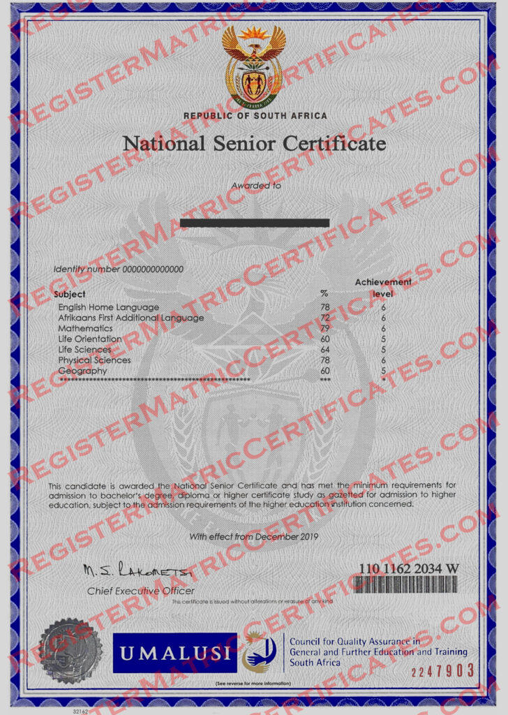 Store - Register Matrics and Certificates